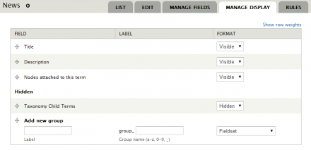 Taxonomy Extras | Drupal.org