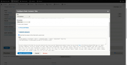 Tooltip | Drupal.org