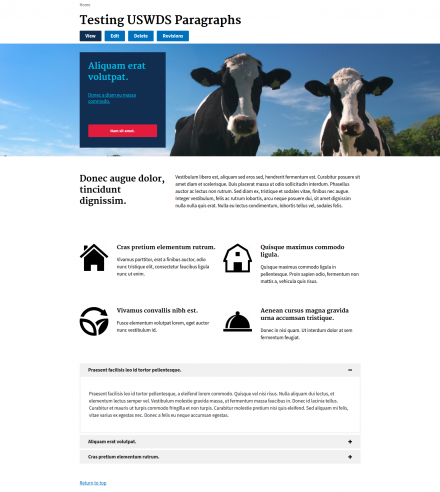 U.S. Web Design Standards - Paragraphs | Drupal.org