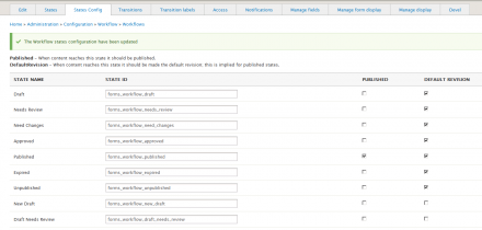 Workflow State Configuration | Drupal.org
