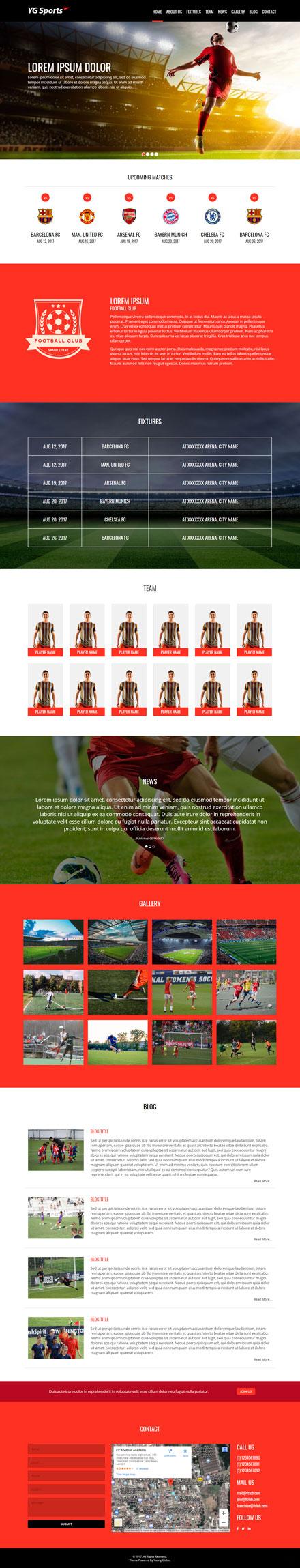 YG Sports | Bootstrap based Drupal 10 theme | Drupal.org