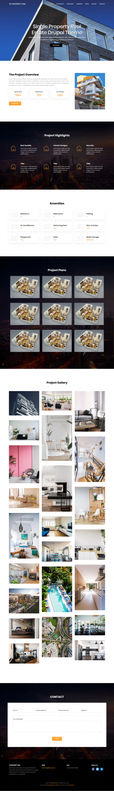 YG Property One | Bootstrap based Drupal 9 theme | Drupal.org