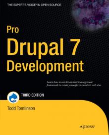Pro Drupal 7 Development | Drupal.org