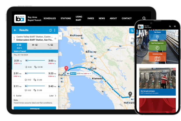 BART.gov Drupal 7 to Drupal 10 Upgrade | Drupal.org
