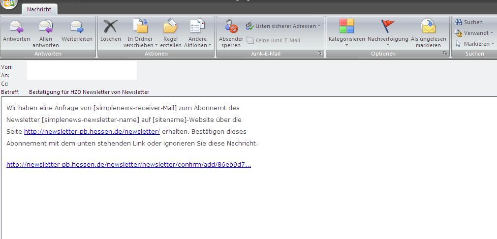 Confimation Mail format [#1386858] | Drupal.org
