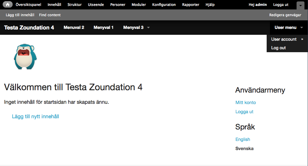 Topbar multilaguage issue [#1977456] | Drupal.org