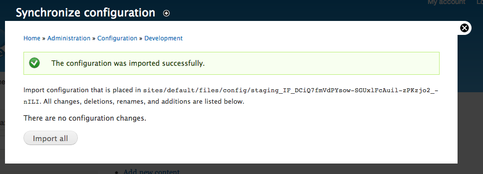 Create a UI for importing new configuration [#1697256] | Drupal.org