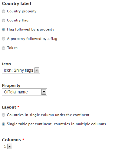 Countries Table Field | Drupal.org