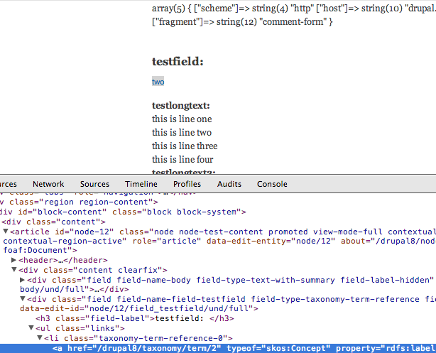 Bartik displays all taxonomy term fields in a smaller font than other fields [#1218640] | Drupal.org