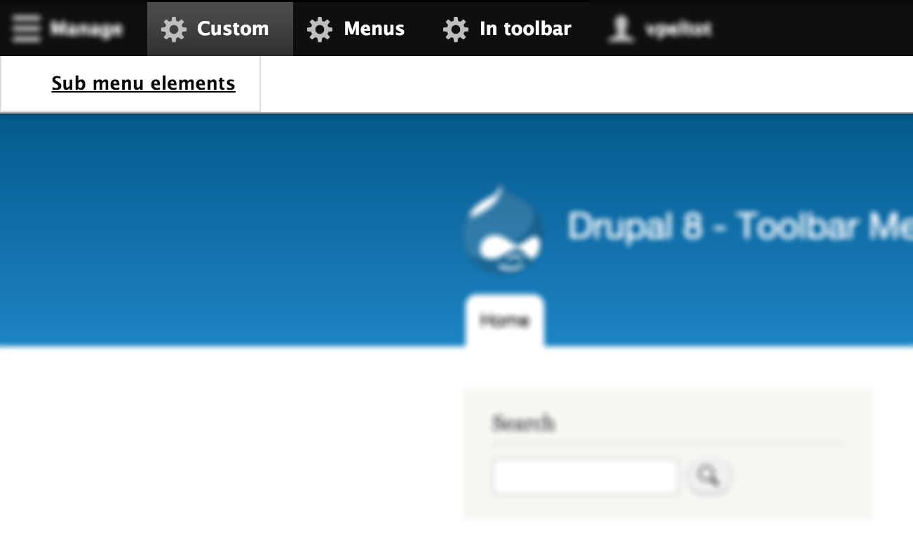 Toolbar Menu | Drupal.org Toolbar Menu | Drupal.org