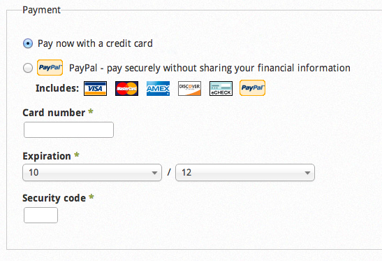 Location of Card Information with Two Payment Methods [#1827056 ...