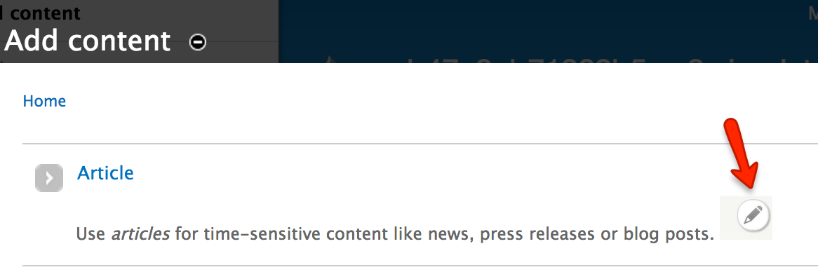 Cross-link content type settings from node add/edit form [#384150] | Drupal.org