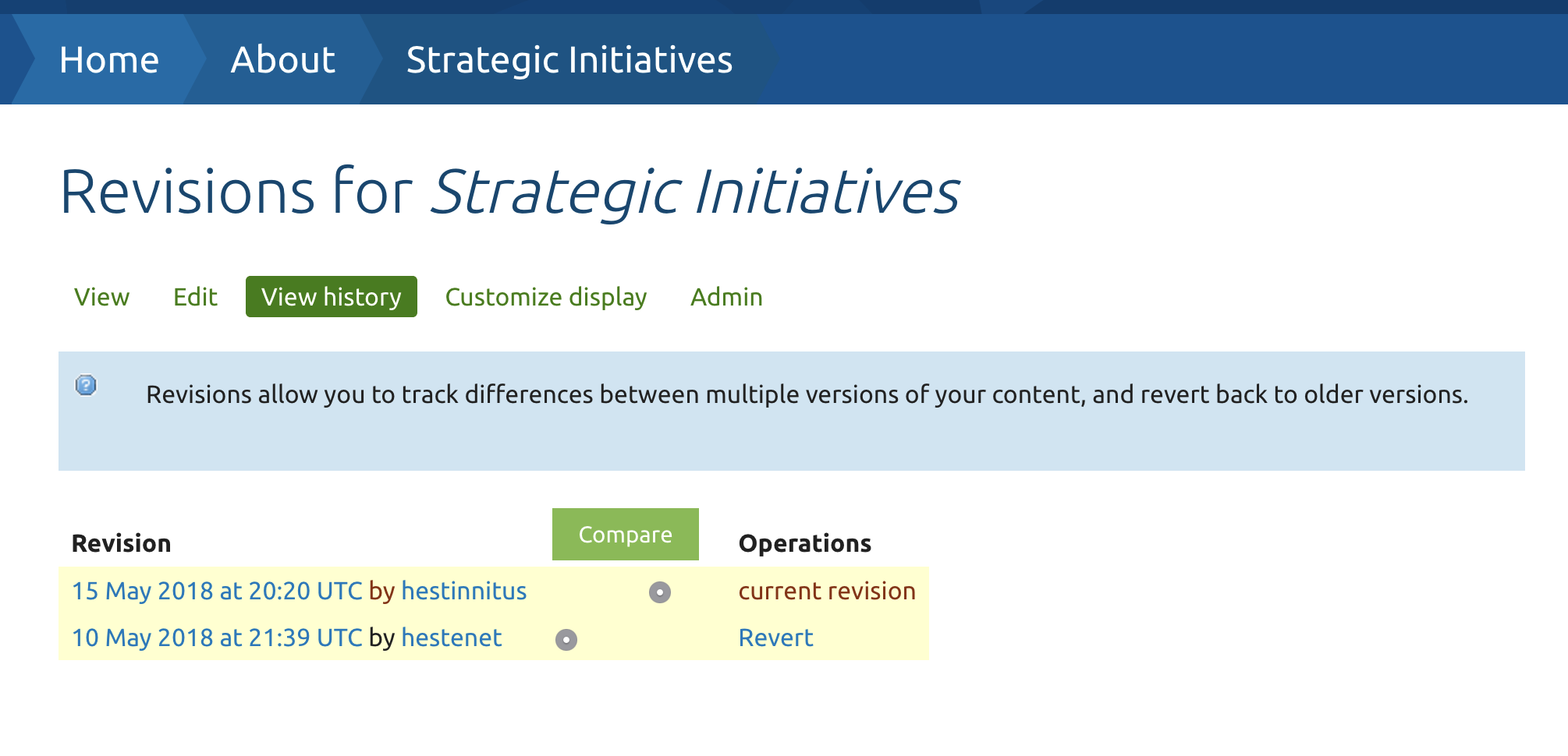 Managing landing pages | Content guidelines | Drupal.org guide on Drupal.org