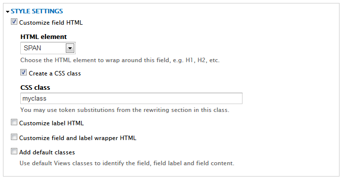 Customize field HTML css class with multiple fields in a column ...