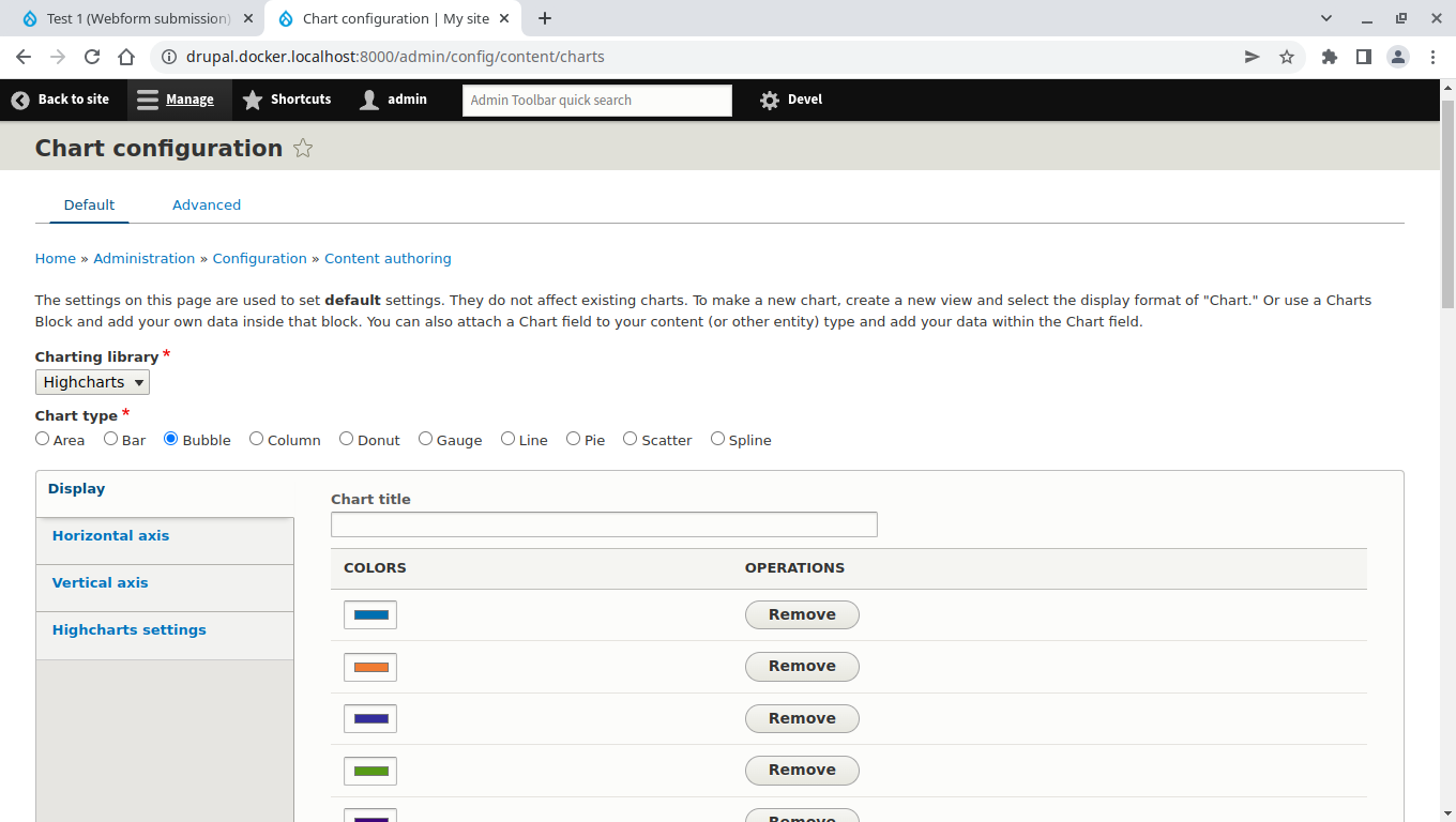 Wanted to create bubble chart using multiple series object | Drupal.org