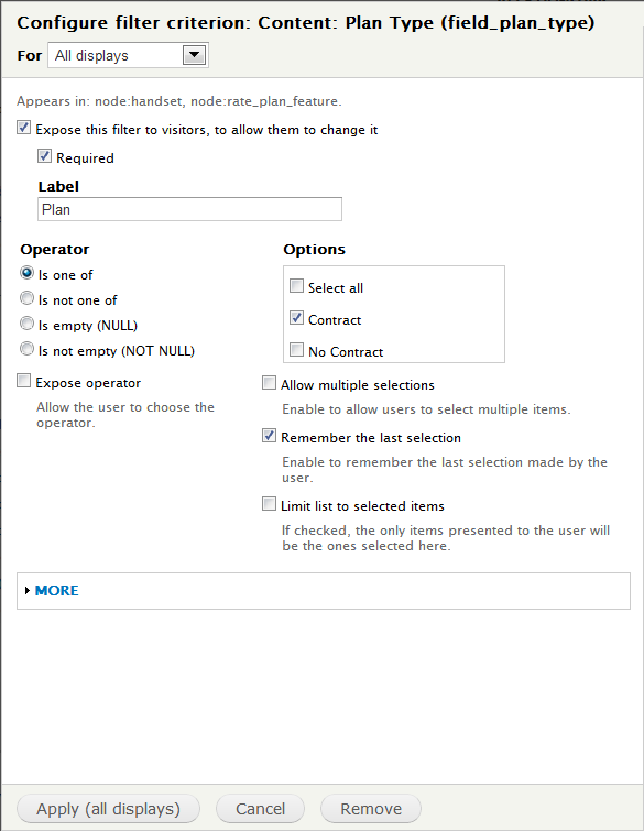 Why is there no "is all of" operator for select list filters? [#1494884] | Drupal.org