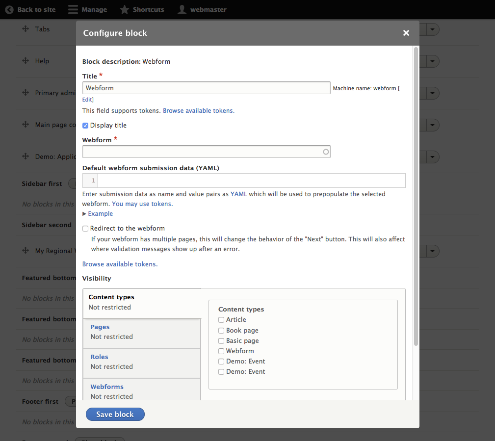Webform Features | Webform | Drupal Wiki guide on Drupal.org Webform Features | Webform | Drupal Wiki guide on Drupal.org