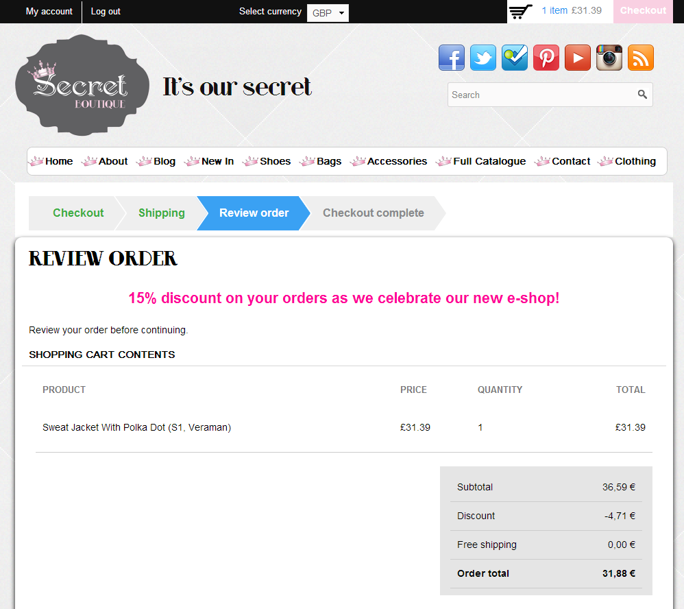 Changing currency while in checkout sends wrong currency to Paypal ...