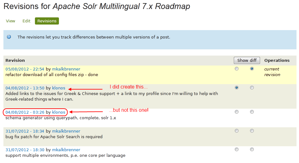 Posting a comment changes too many issue node revision properties ...